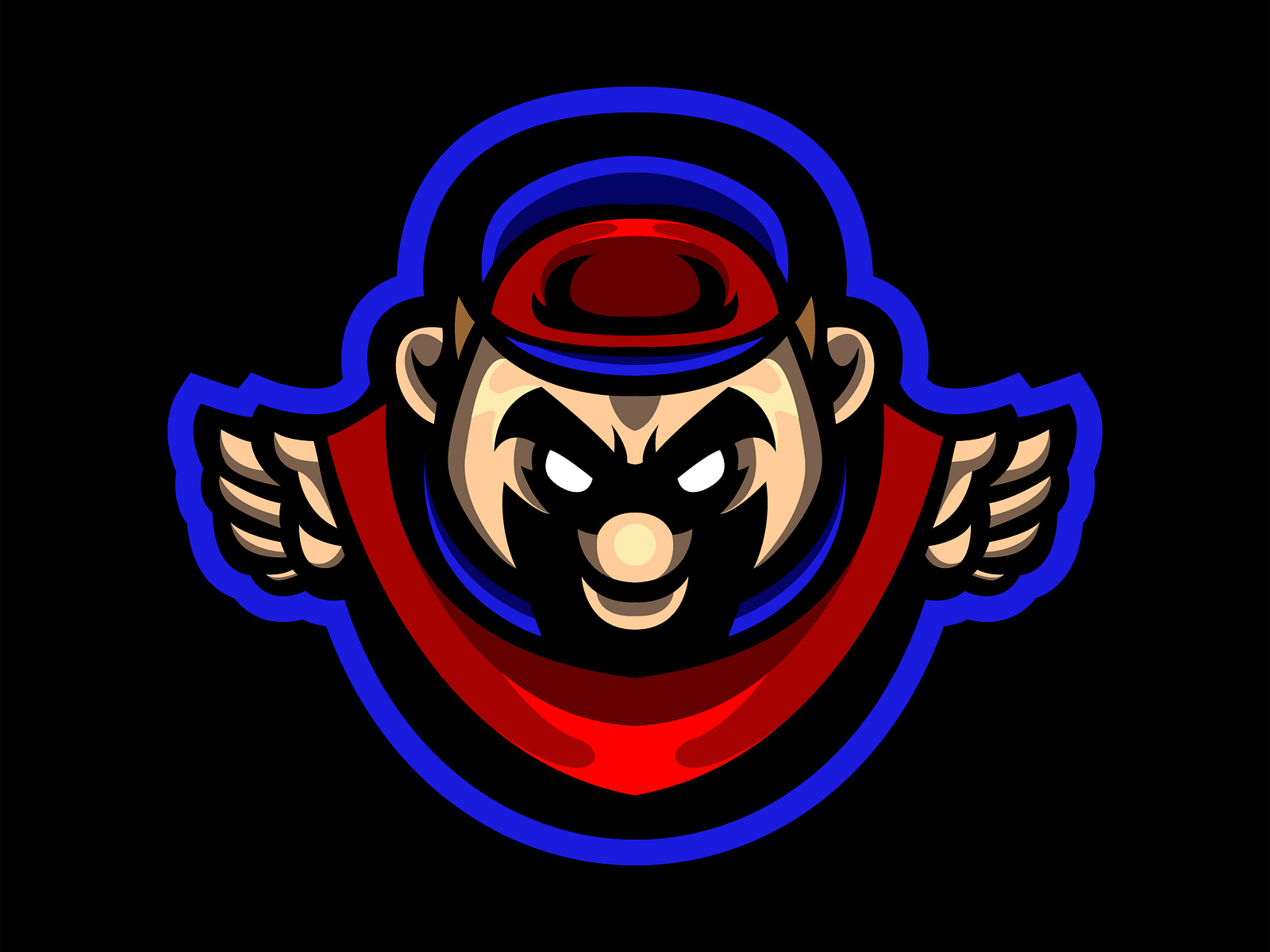 cute rapper mascot logo by depadepi on Dribbble