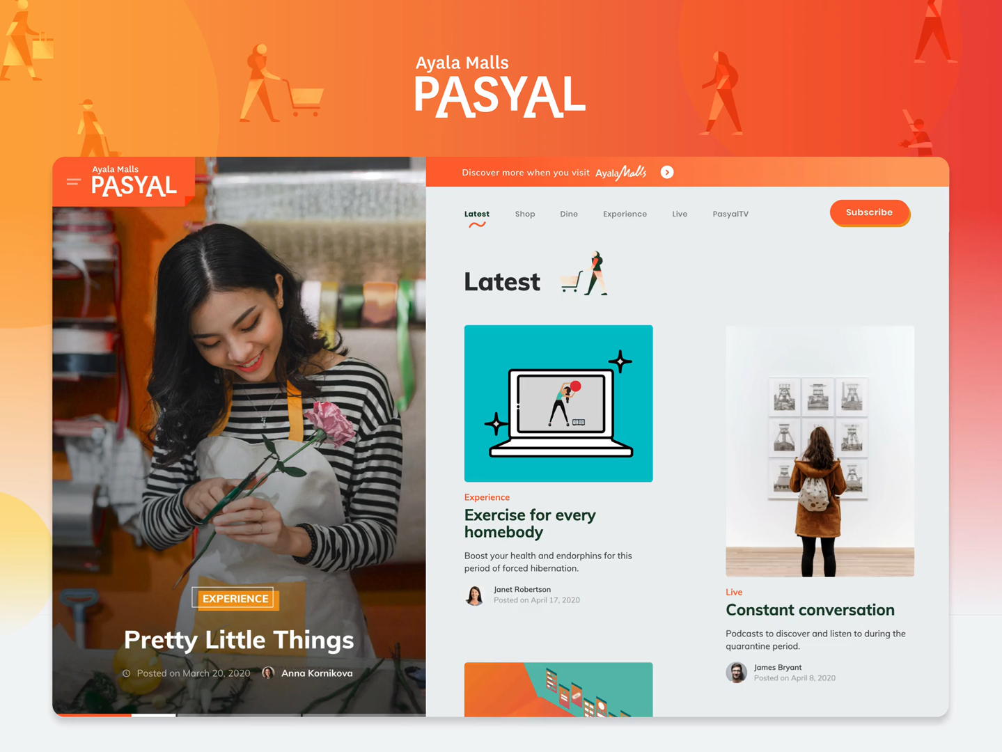 Ayala Malls Pasyal | Blog Website by Arnie Mae on Dribbble