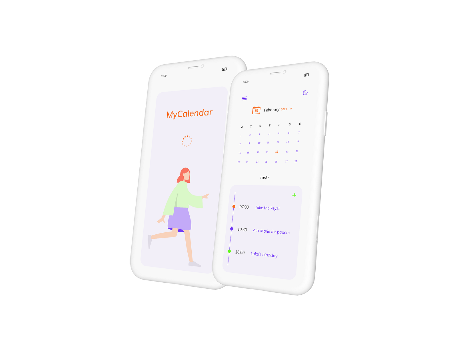 MyCalendar by Anja M. on Dribbble