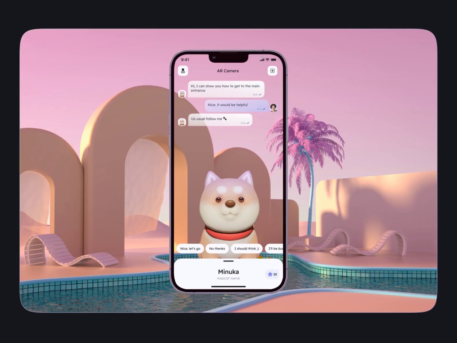 AREA — city guide & UI kit / AR camera by Lumelskaya Anna on Dribbble