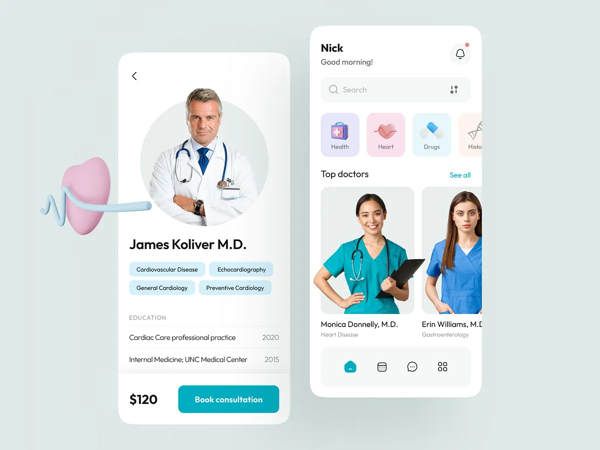 Browse thousands of Health Care Mobile App images for design ...