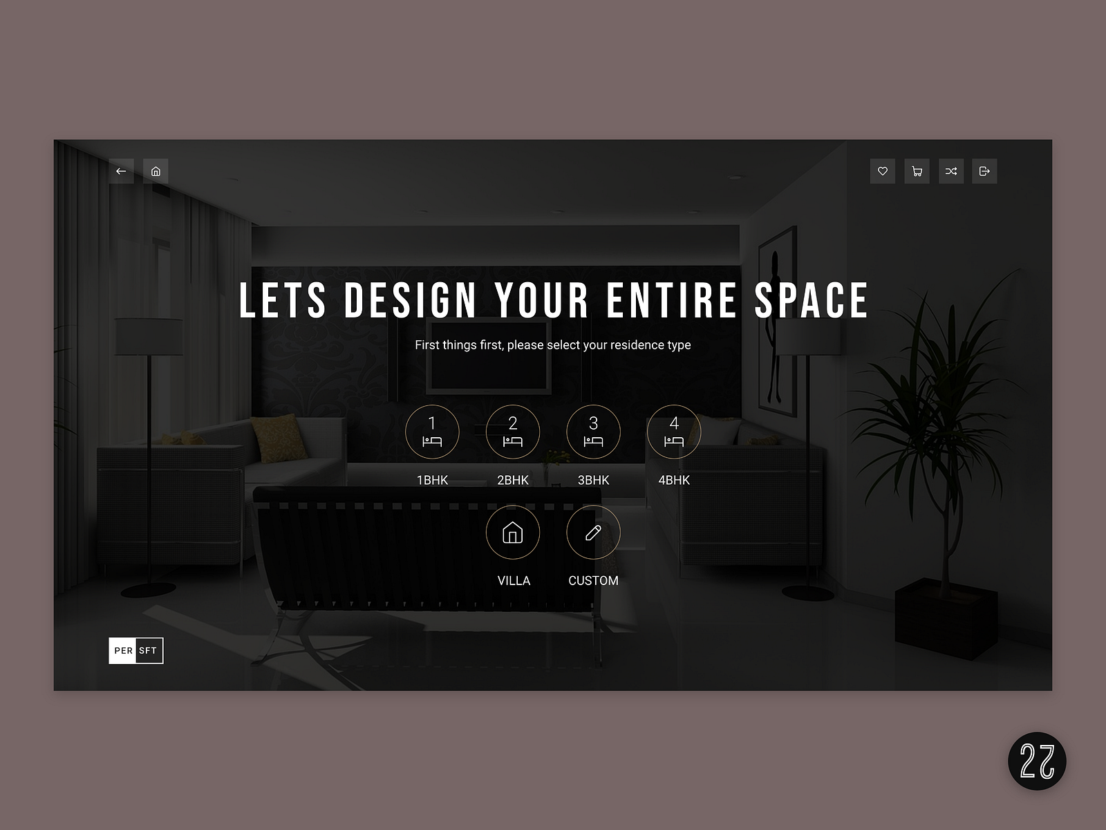 PERSFT - Smart interior design dashboard by District 22 Agency for ...
