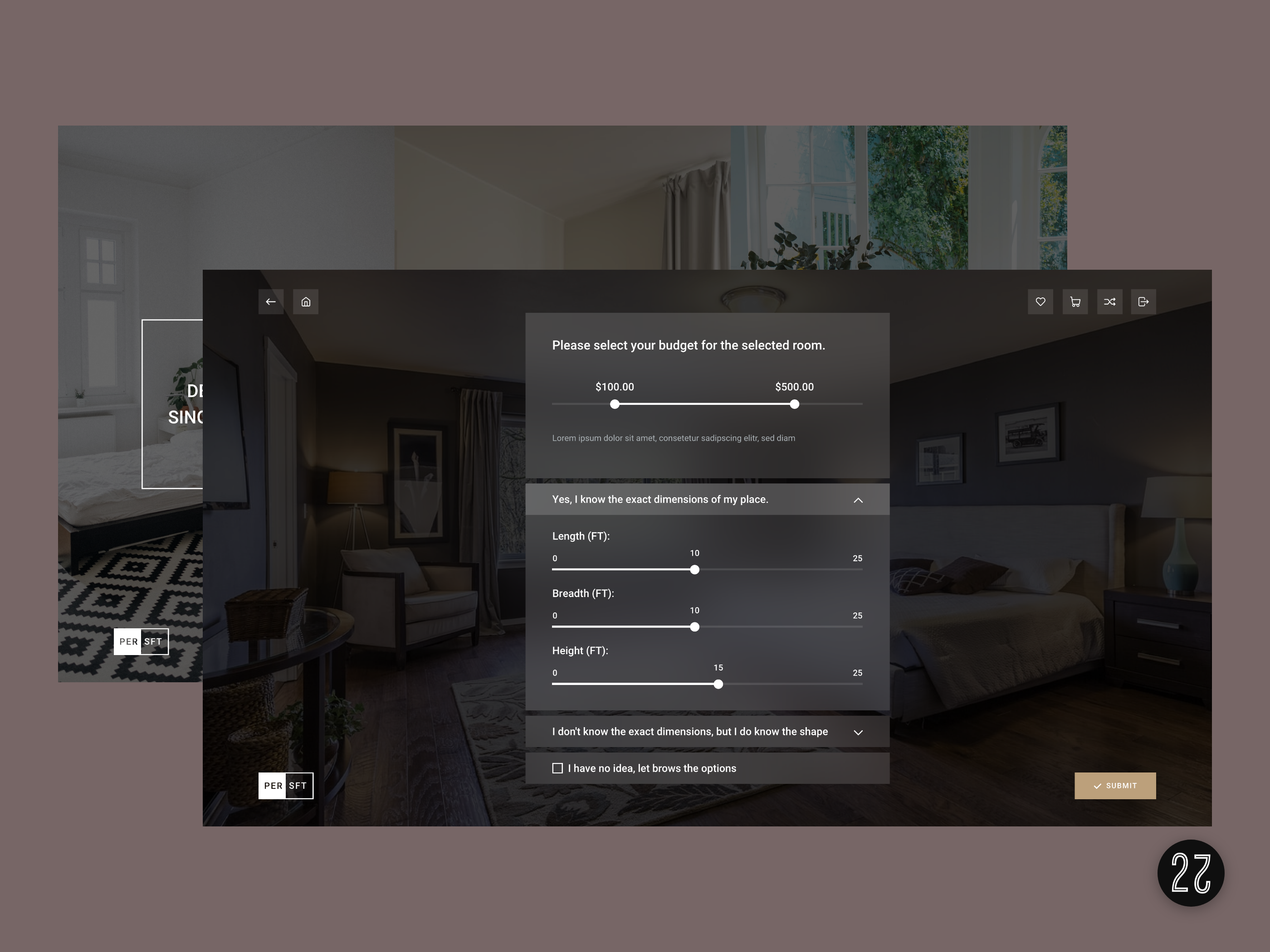 PERSFT - Smart interior design dashboard by District 22 Agency for ...
