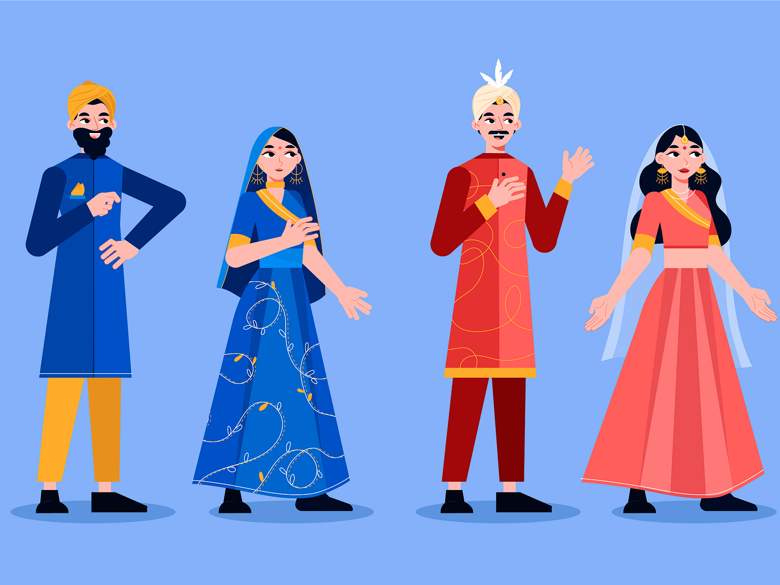 Indian wedding Freepik by Paula Mendez on Dribbble