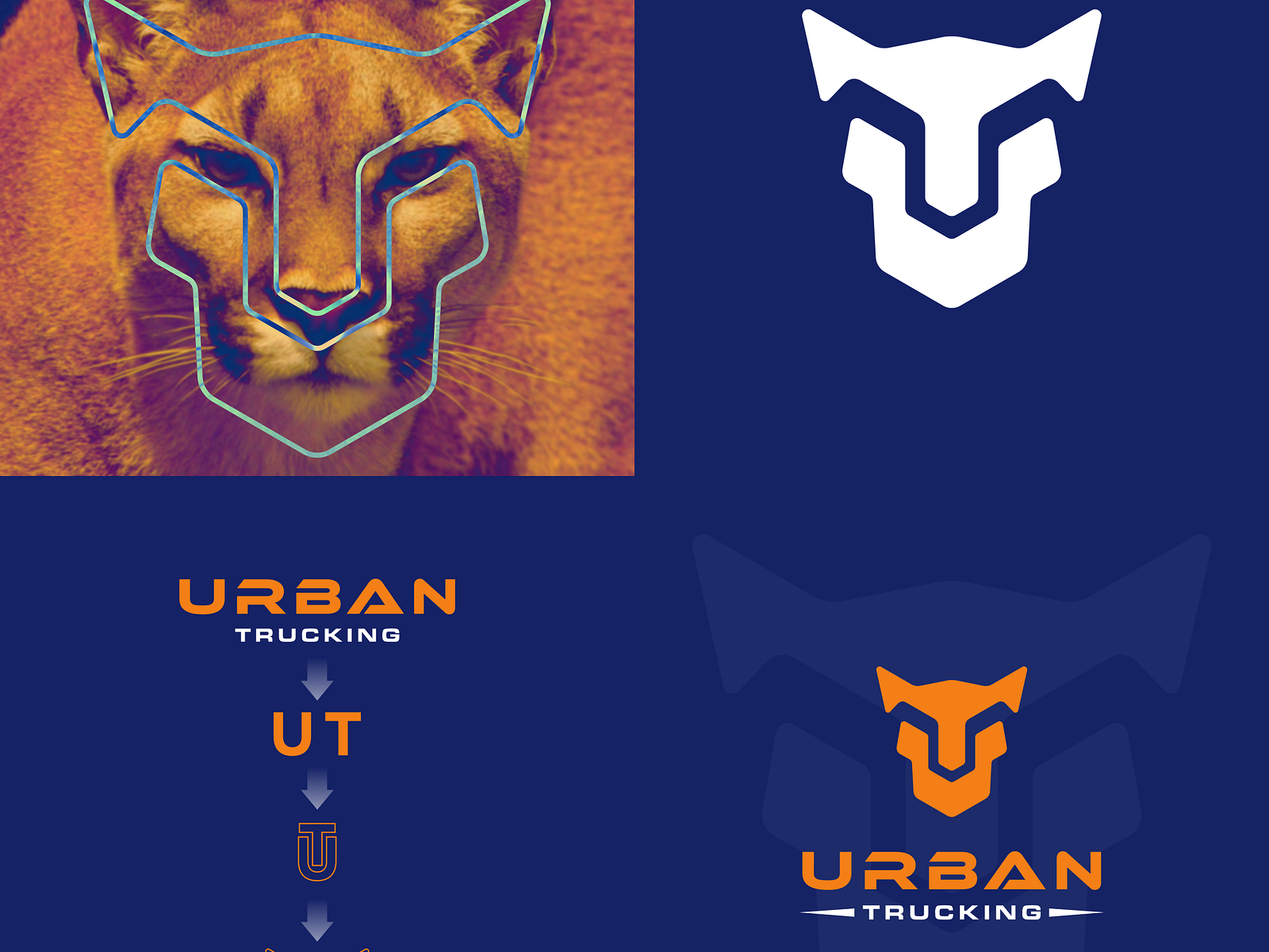 Urban Trucking Logo by Mohammad Roqib on Dribbble
