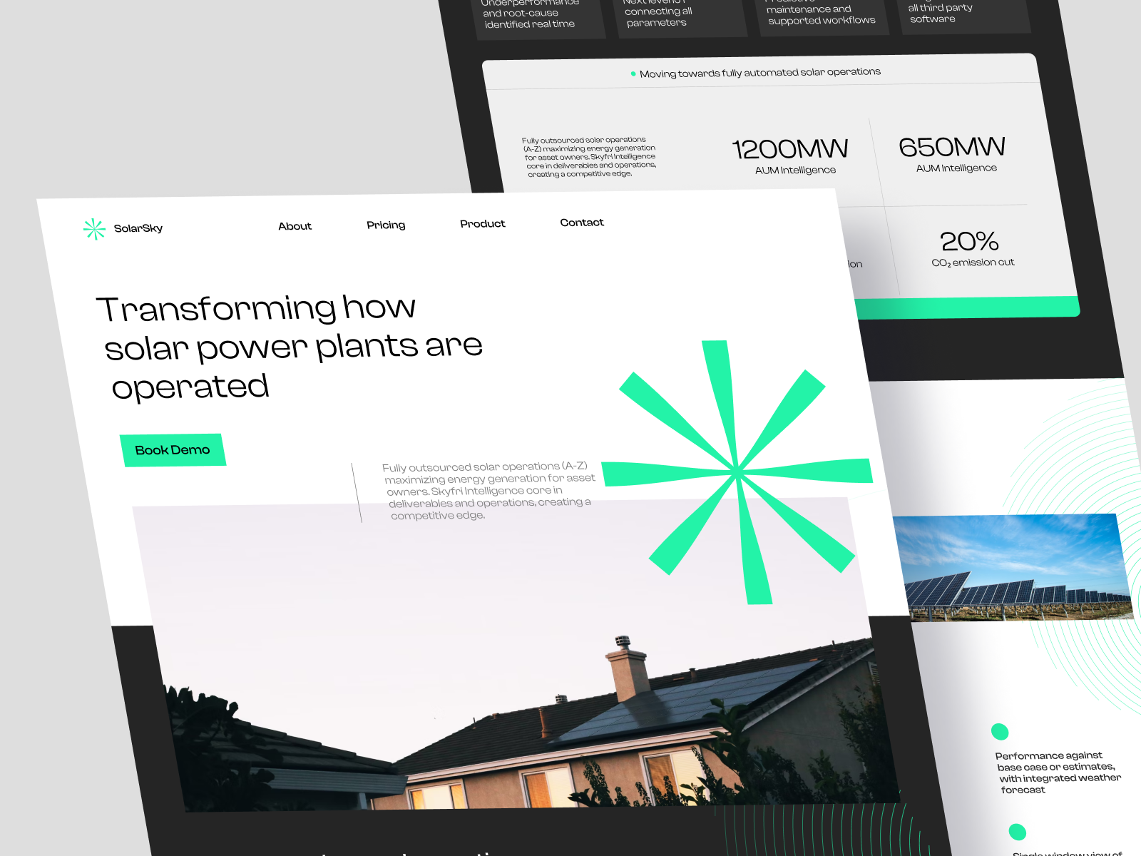 Solar Sky Website by Herdetya Priambodo for Plainthing Studio on Dribbble
