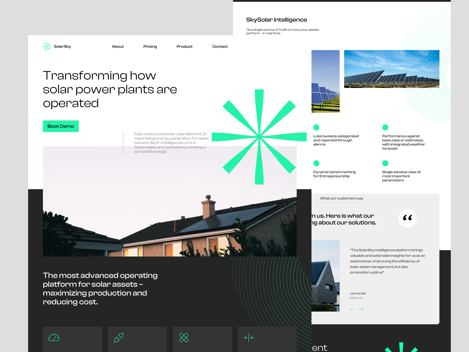 Solar Sky Website by Herdetya Priambodo for Plainthing Studio on Dribbble