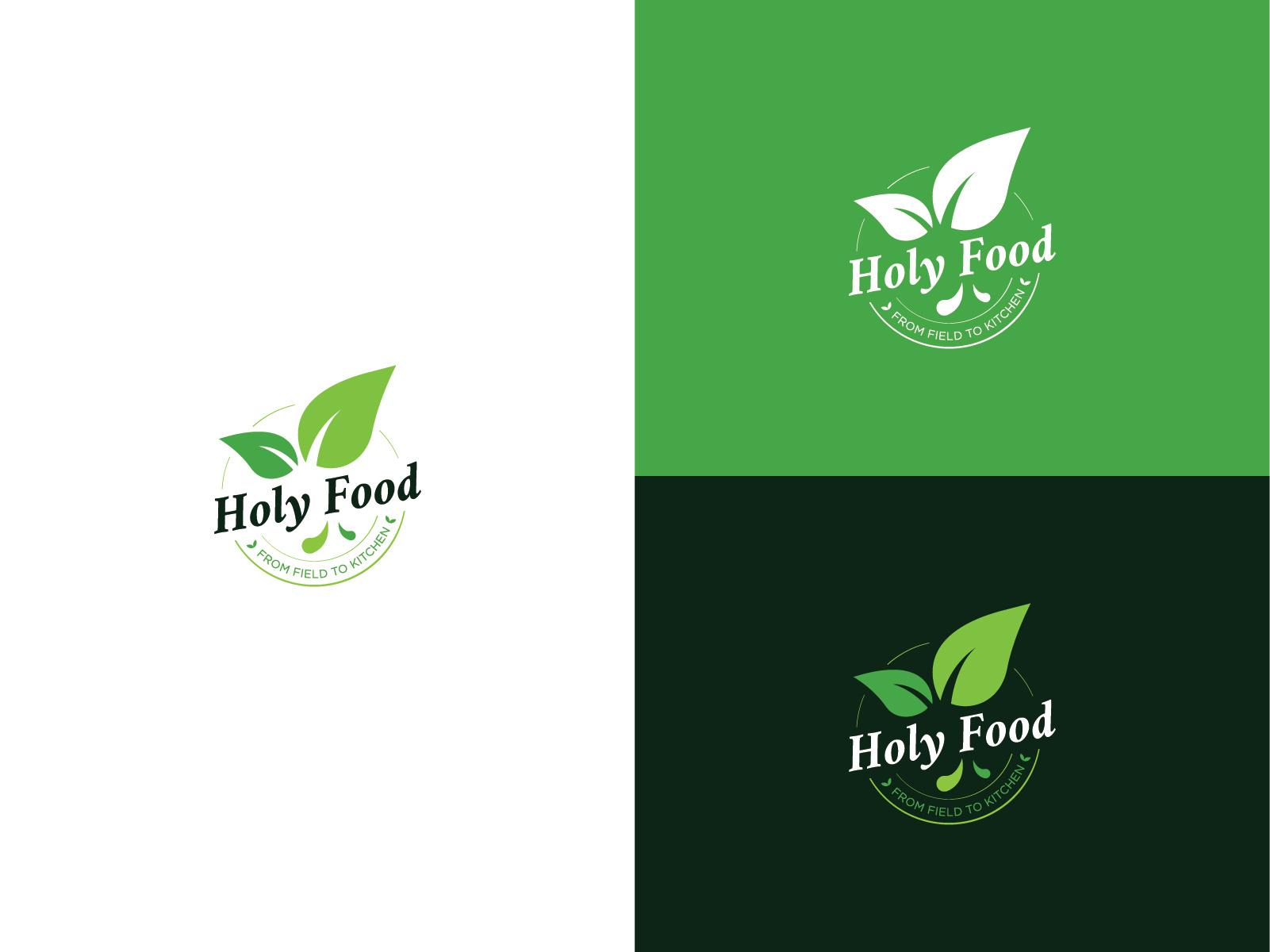 Holly Food Logo And Branding by Abedin Joy on Dribbble
