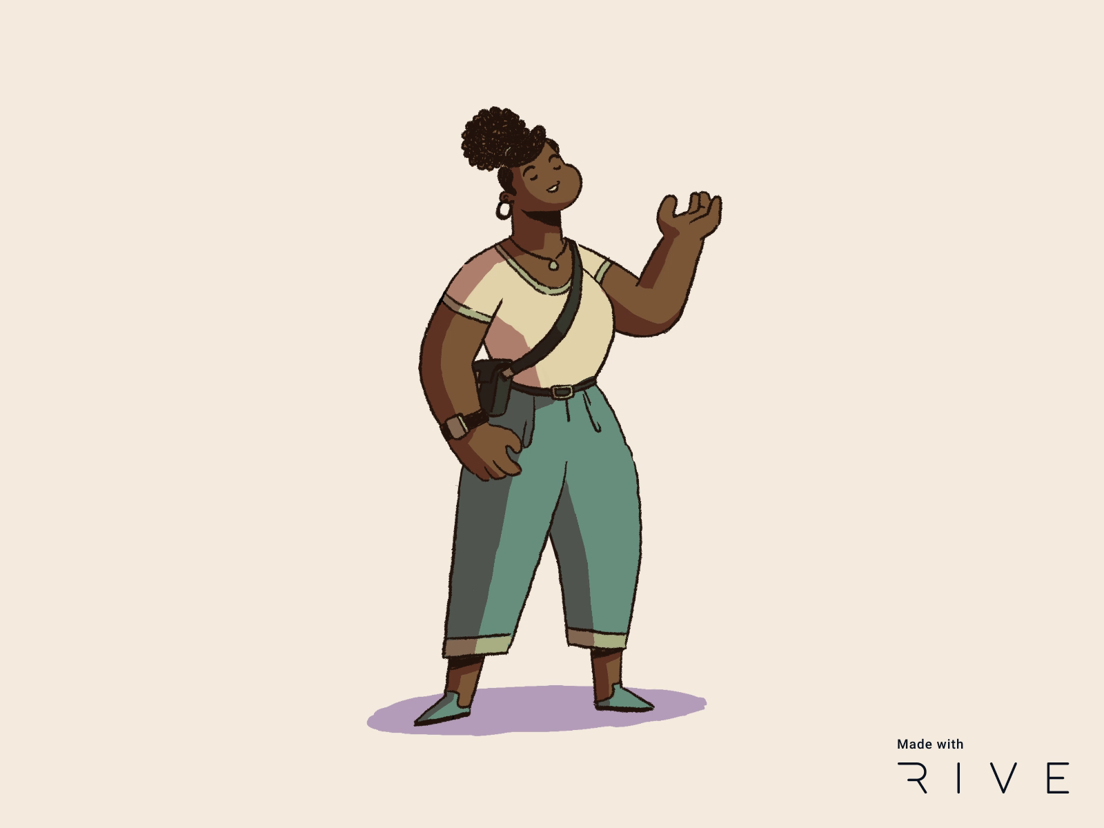 Character Animation Rive By Michael B Myers Jr For Rive On Dribbble