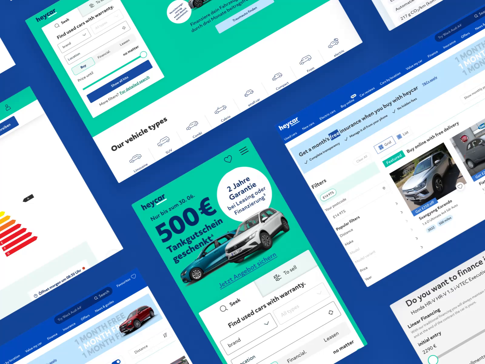 heycar - Europe's car selling platform by Alex Kukharenko on Dribbble