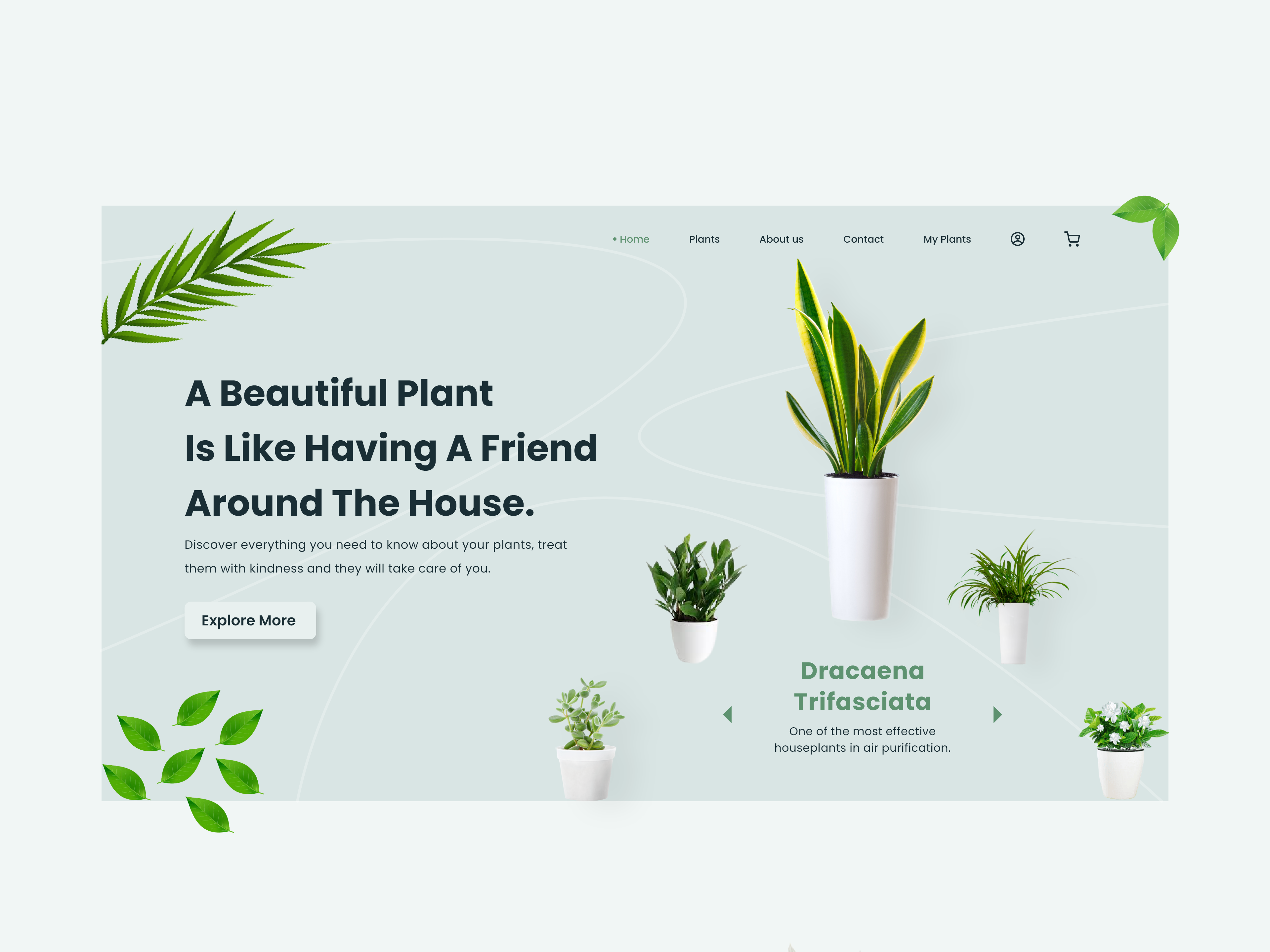 Plant Selling Website UI Design by Akib Siddiquee on Dribbble