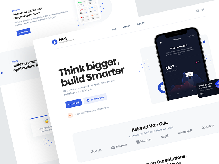 APPA - Landing Page 🔥🔥 by Adalahreza 🐺 for Kretya on Dribbble