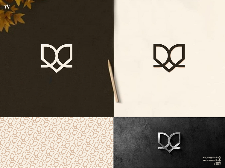 letters logo by wa.onegraphic on Dribbble