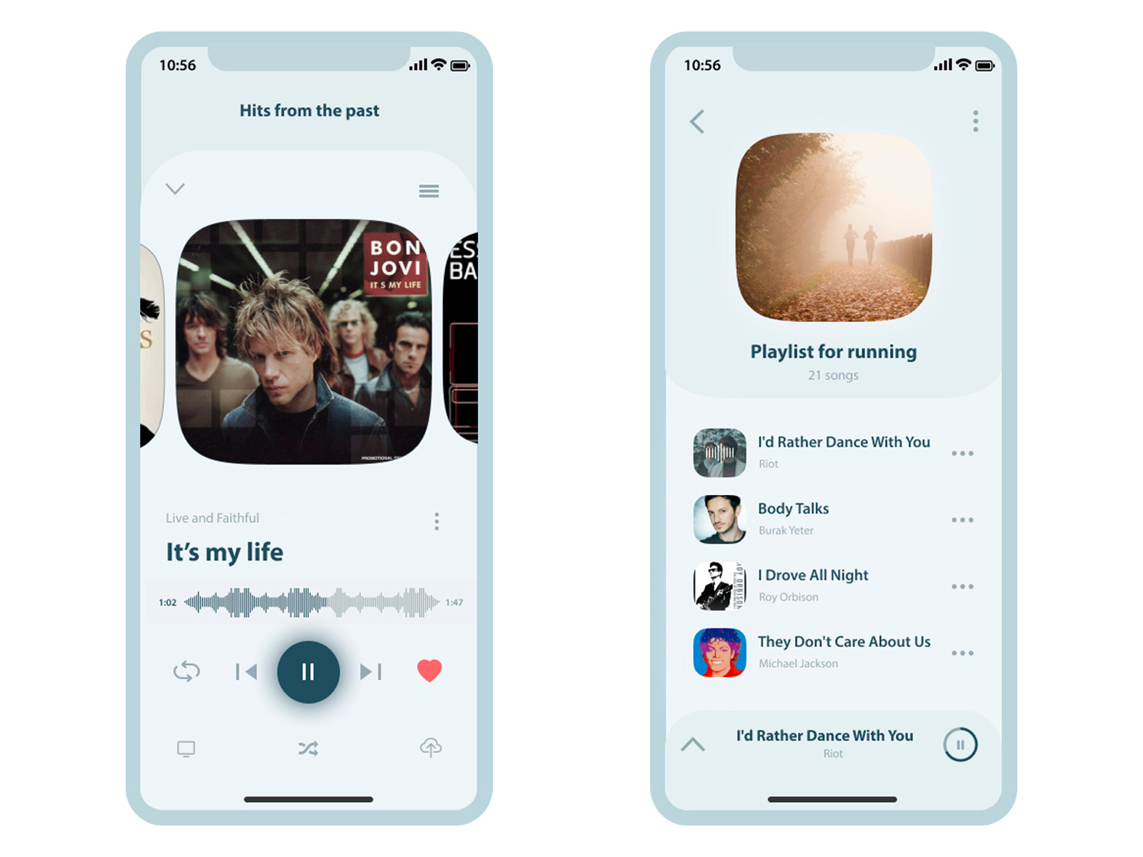 Music player, simple design. by SerBoo on Dribbble