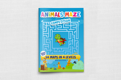 Animals Maze Book designs, themes, templates and downloadable graphic ...