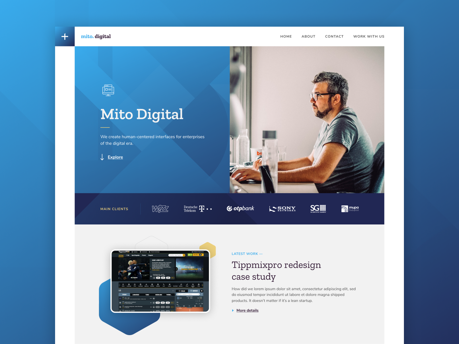 Mito Digital by Gabor Jutasi - young for Mito Digital on Dribbble