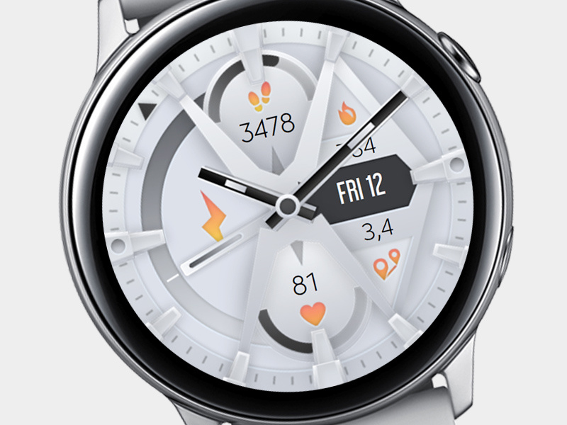 White Watch Face by Monkey's Dream on Dribbble