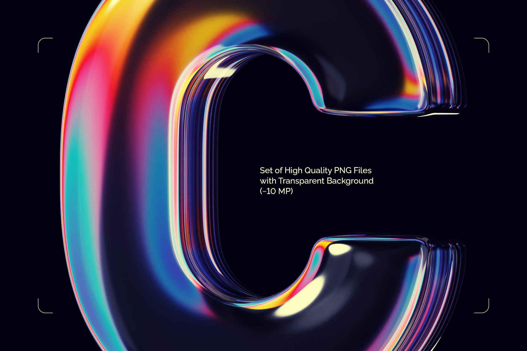 Refraction Ray - Color Bitmap Font by Gleb Guralnyk on Dribbble