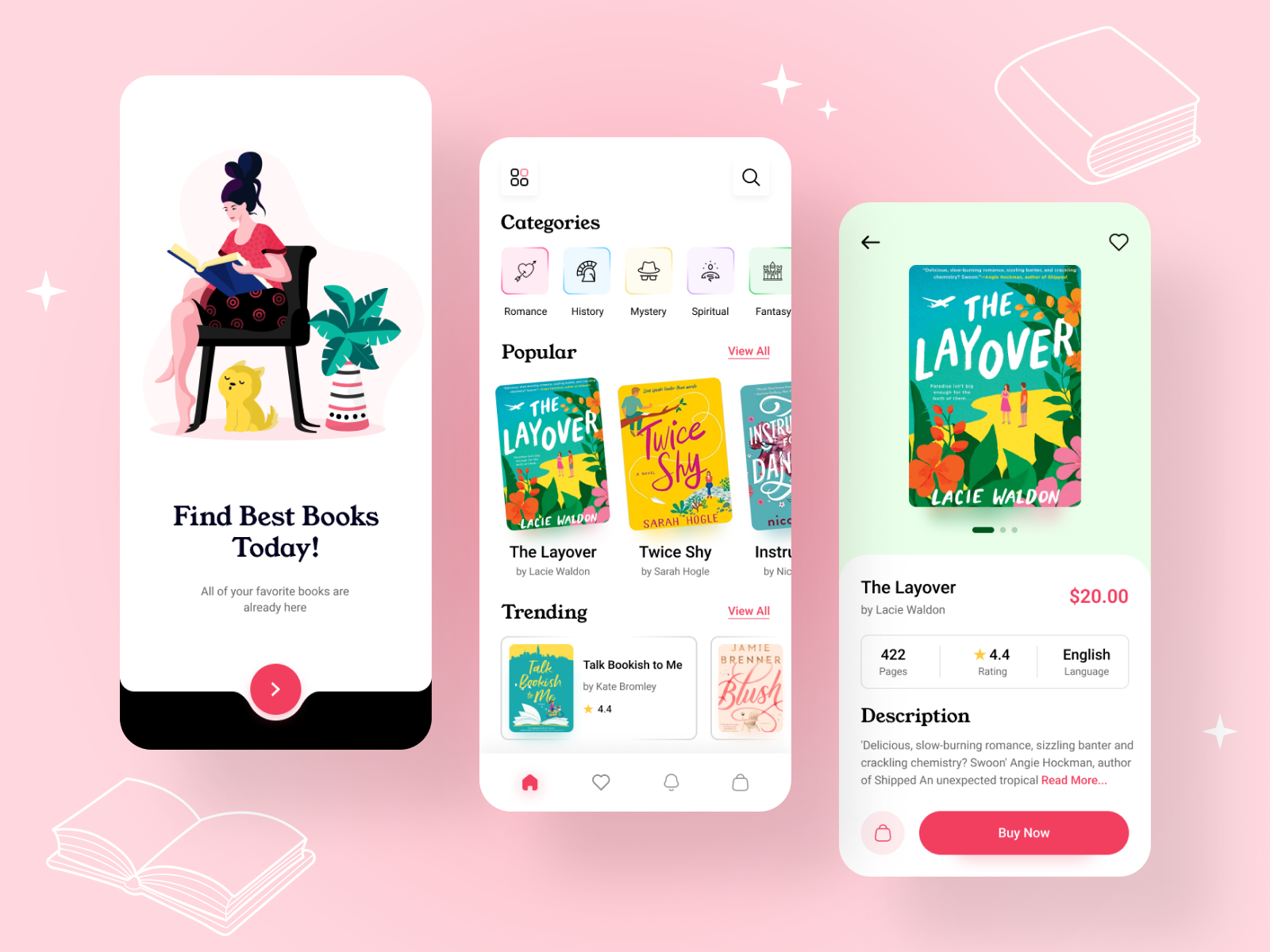 E-Book Store App Design by MQoS UI/UX for MultiQoS on Dribbble