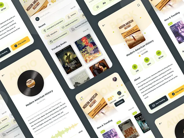 Library App designs, themes, templates and downloadable graphic ...
