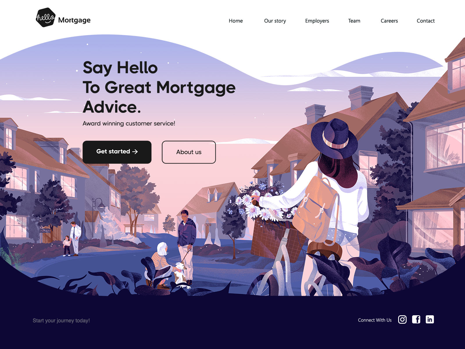 Illustration for the new wonderful project by Vera Voishvilo on Dribbble