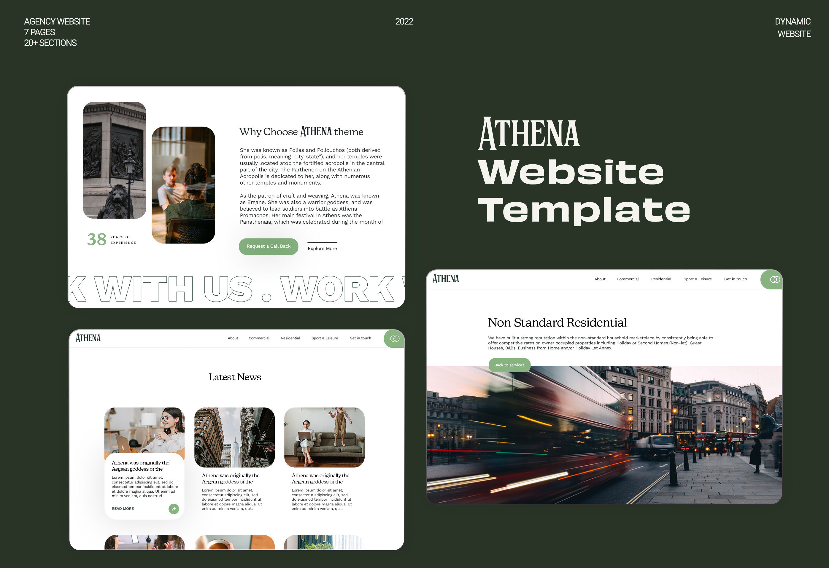 Athena Template by Elizabeth Sintoni on Dribbble