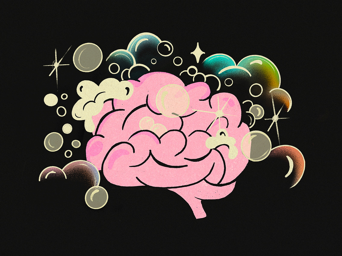 Brain Scrub by Julie Koenig on Dribbble