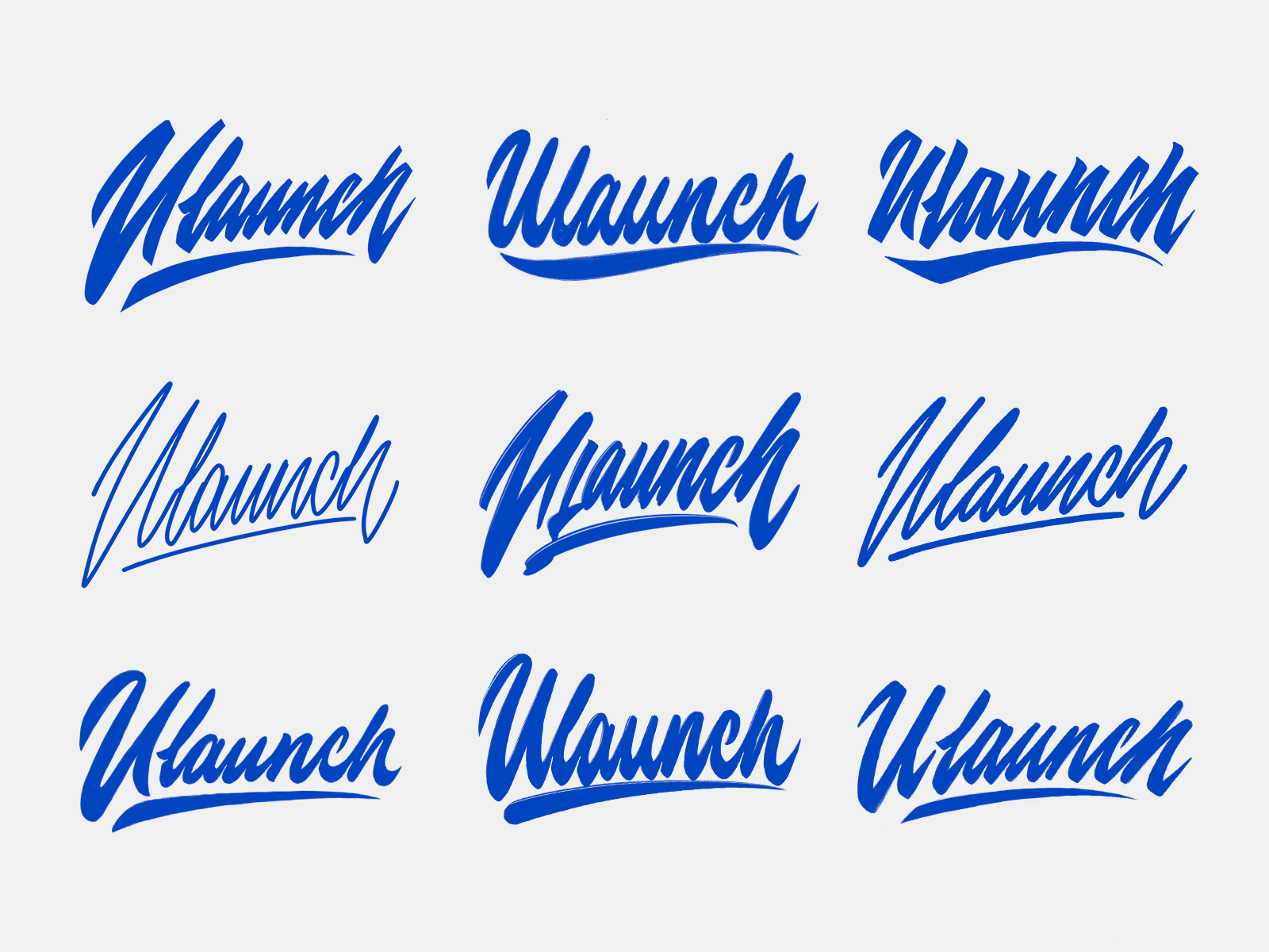 Ulaunch - Logo Sketches Collection for Fitness training program by ...