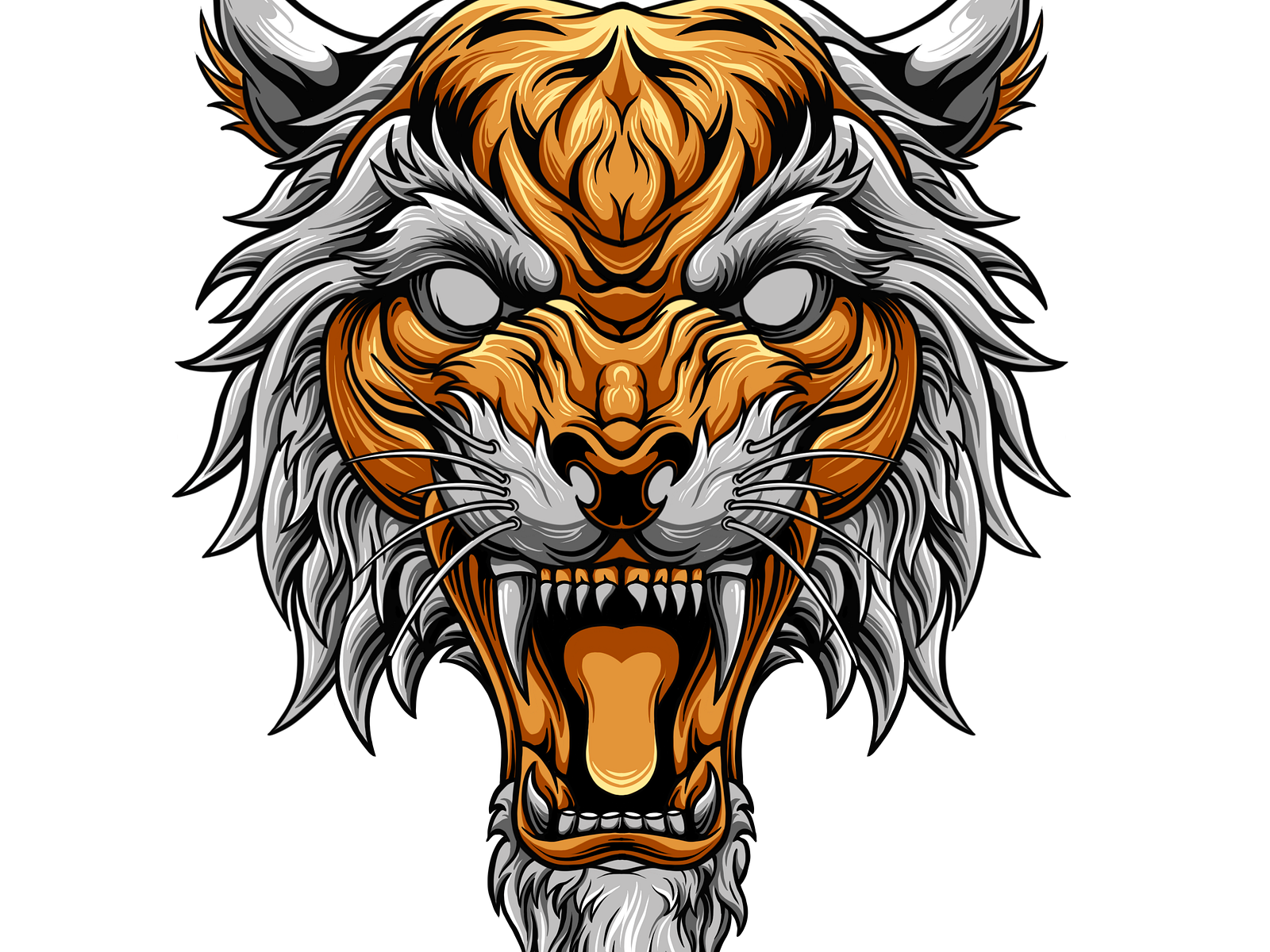Tiger Face by Emer std on Dribbble