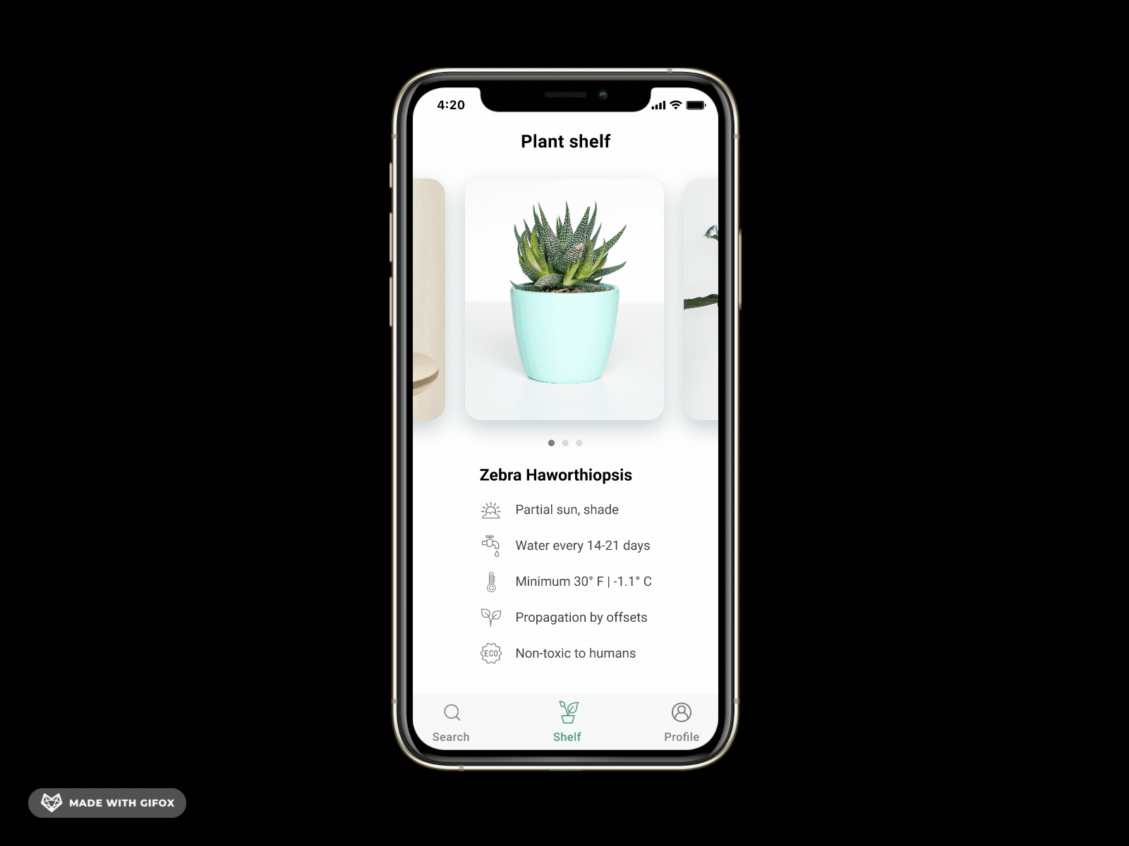 Learning Figma Plant App by Georgia Davis on Dribbble