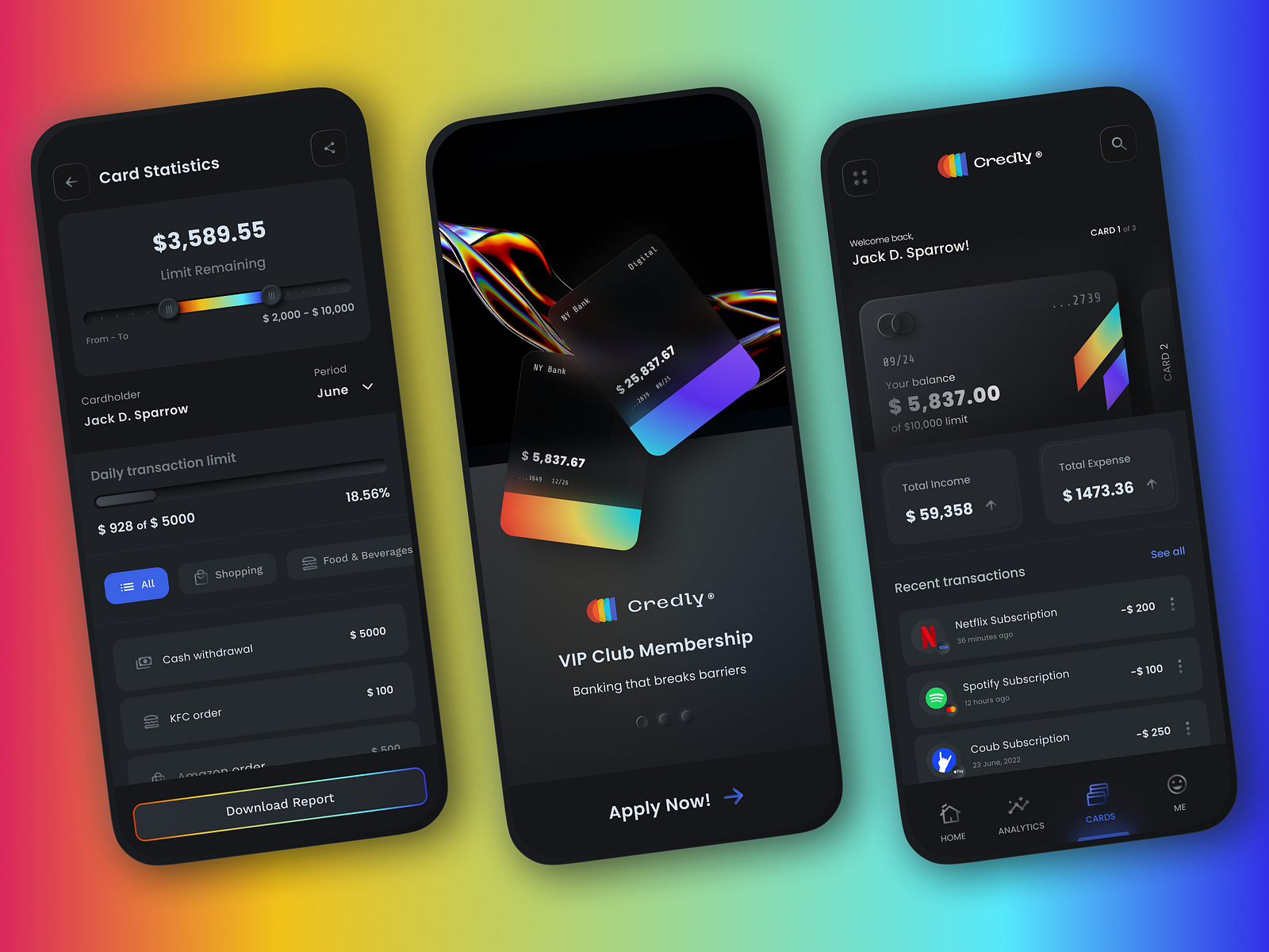 Credly | Mobile App | FinTech by Akshay Hooda on Dribbble