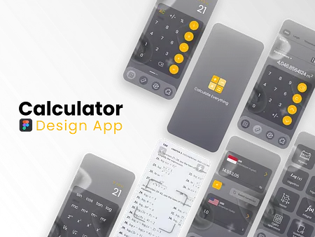 Calculator UI designs, themes, templates and downloadable graphic ...