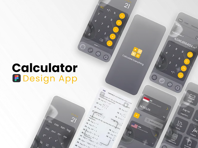 Calculator UI designs, themes, templates and downloadable graphic ...