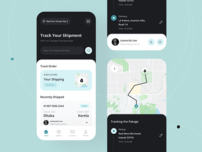 Package Tracker App by App Ninja for UIHUT - UI UX Design Agency on ...