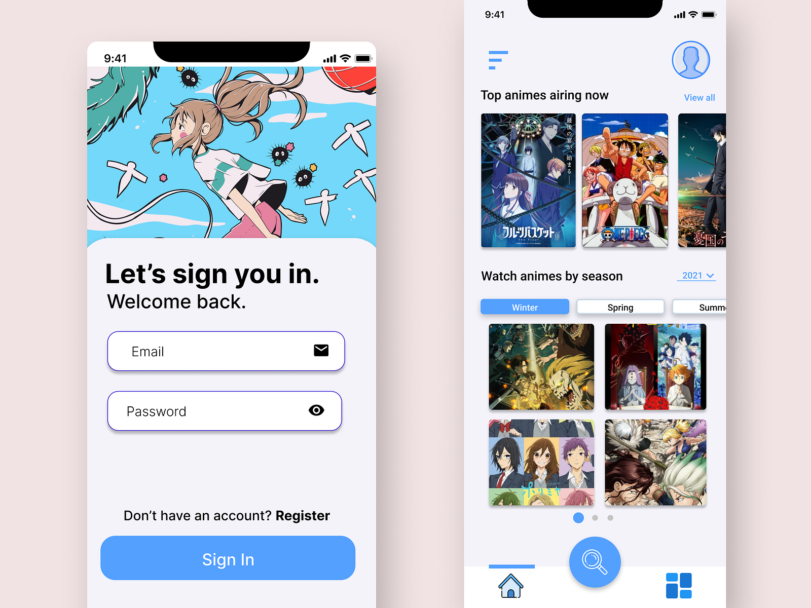 App Dashboard UI - Anime by Shayan Chatterjee on Dribbble