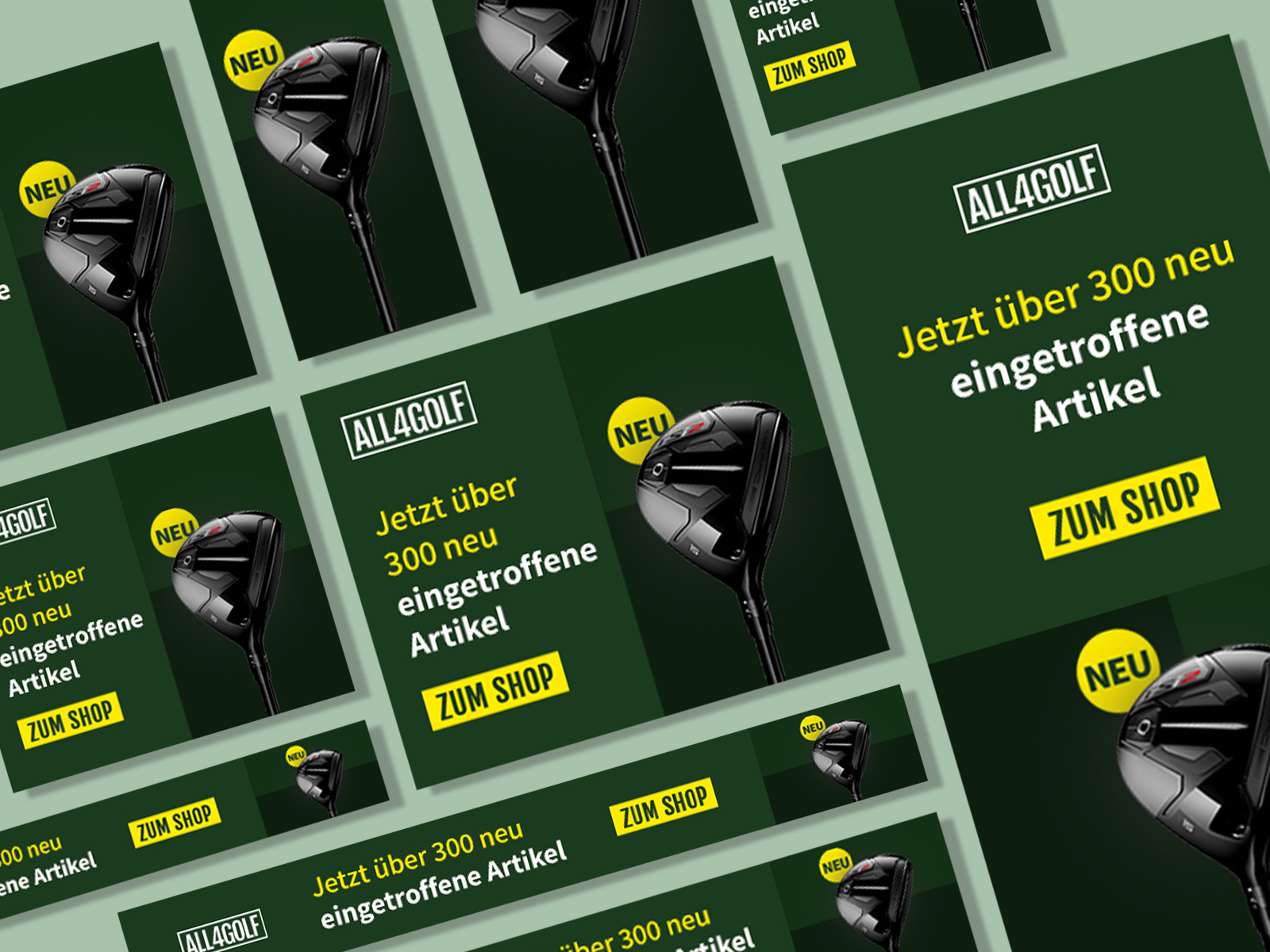 Golf ads by Sohag on Dribbble
