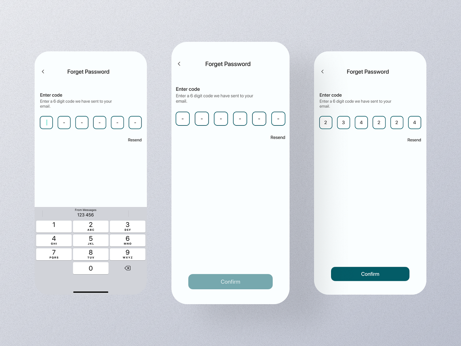 Enter OTP Mobile App Ui by UI Ants on Dribbble