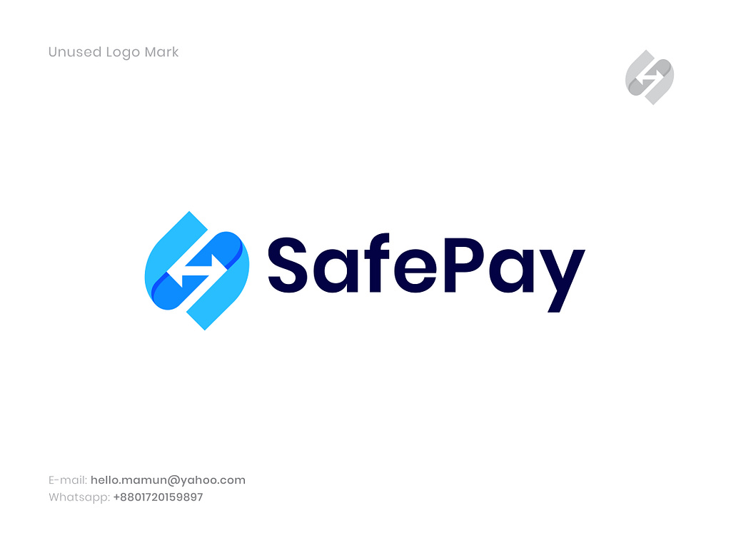 SafePay - Letter S Payment Logo | Sold by Al Mamun | Logo & Branding ...