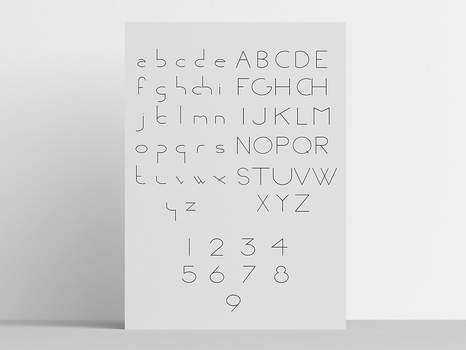 Custom alphabet by Barbora on Dribbble