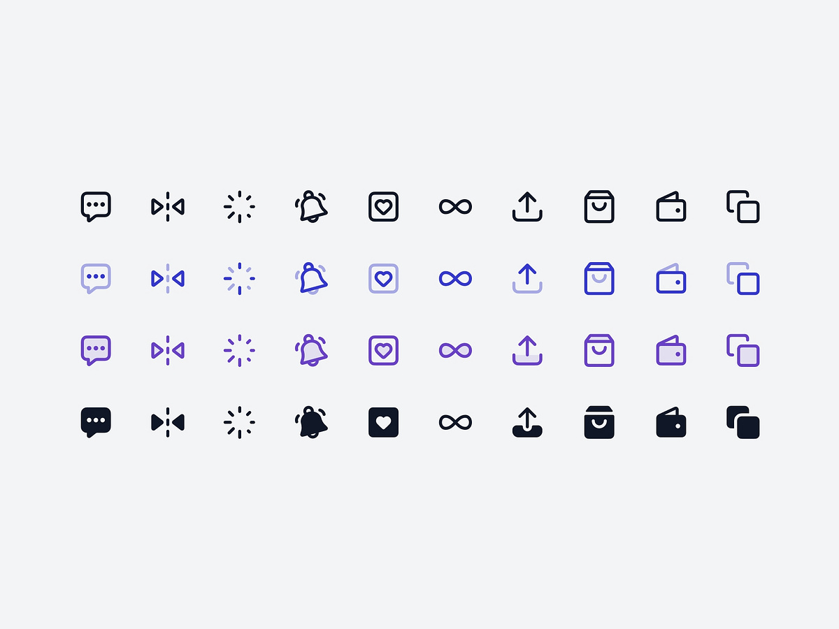 Browse thousands of Icon Set images for design inspiration | Dribbble