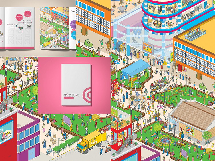 Recruitplus Corporate Profile Brochure Design by Lemongraphic on Dribbble
