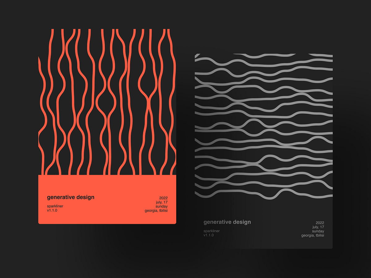 How to create a Generative Poster with Sparkliner by Oleg Frolov on ...