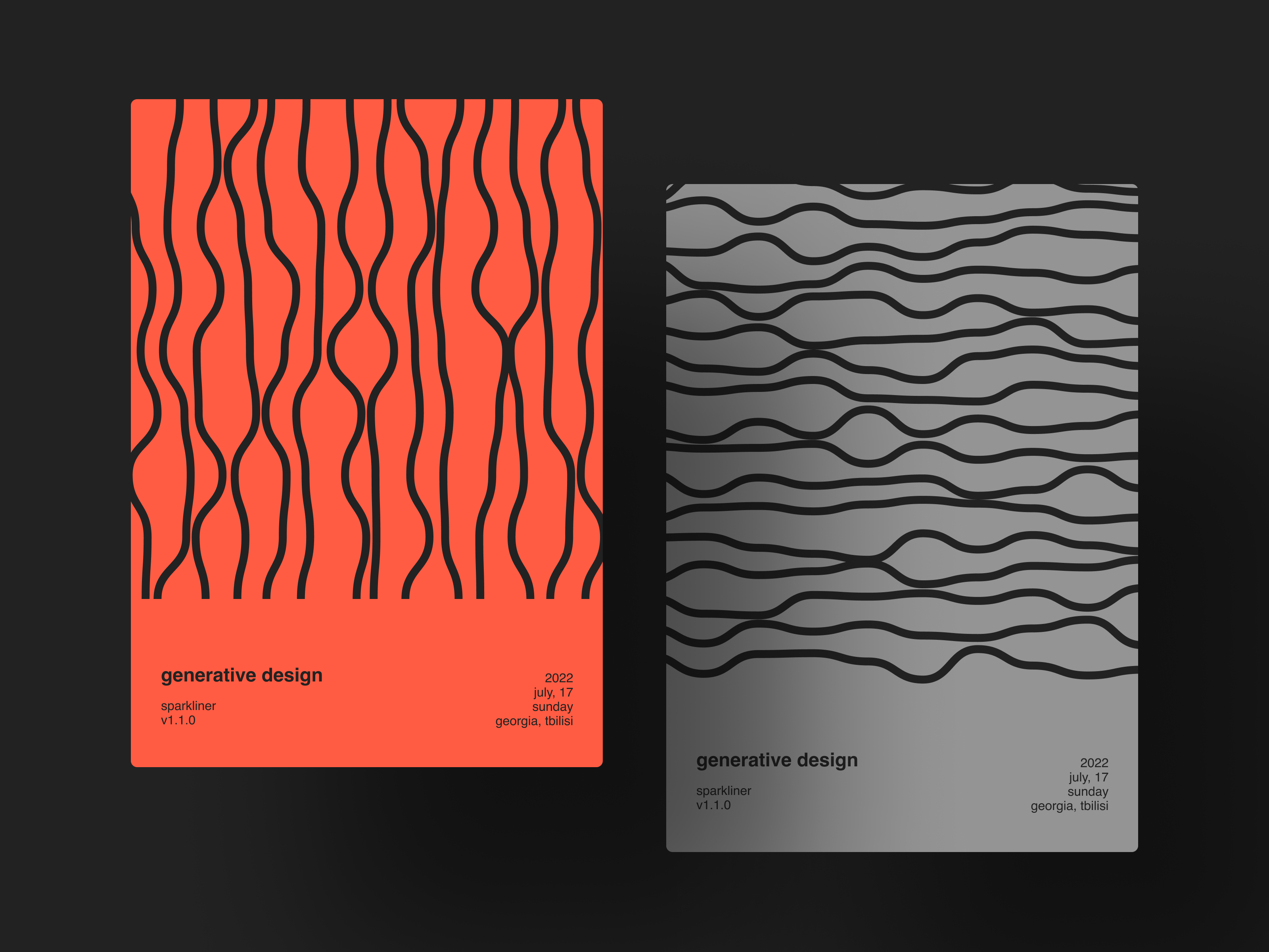 How to create a Generative Poster with Sparkliner by Oleg Frolov on ...