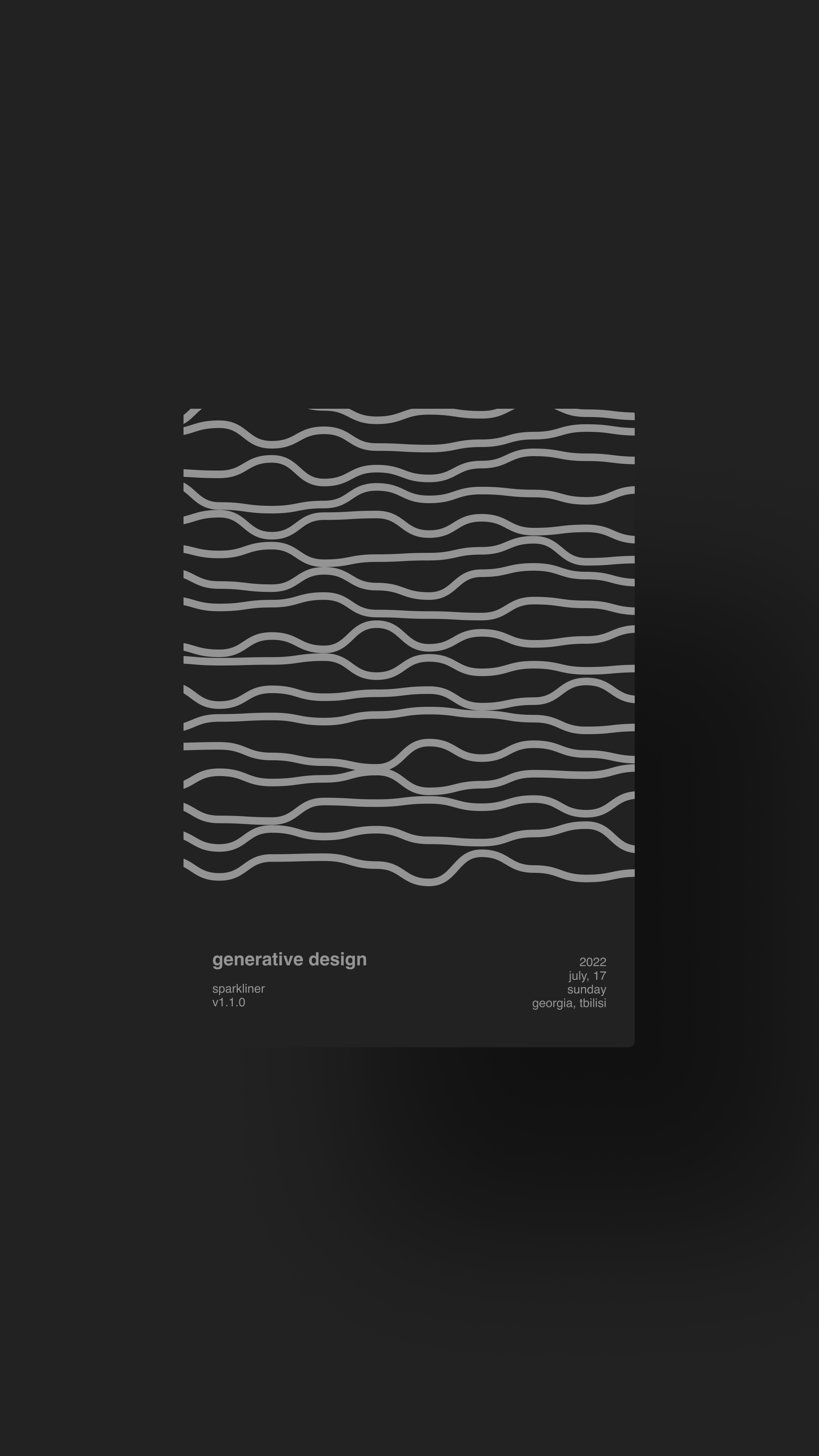 How to create a Generative Poster with Sparkliner by Oleg Frolov on ...