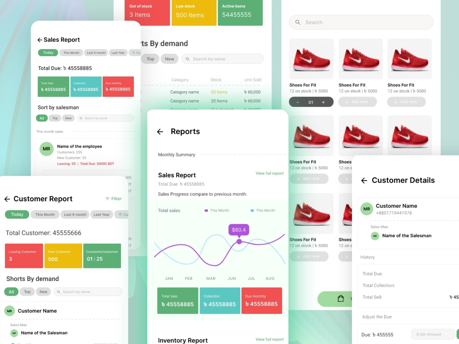 Salesman Mobile App Design by Misbah Himel TM on Dribbble