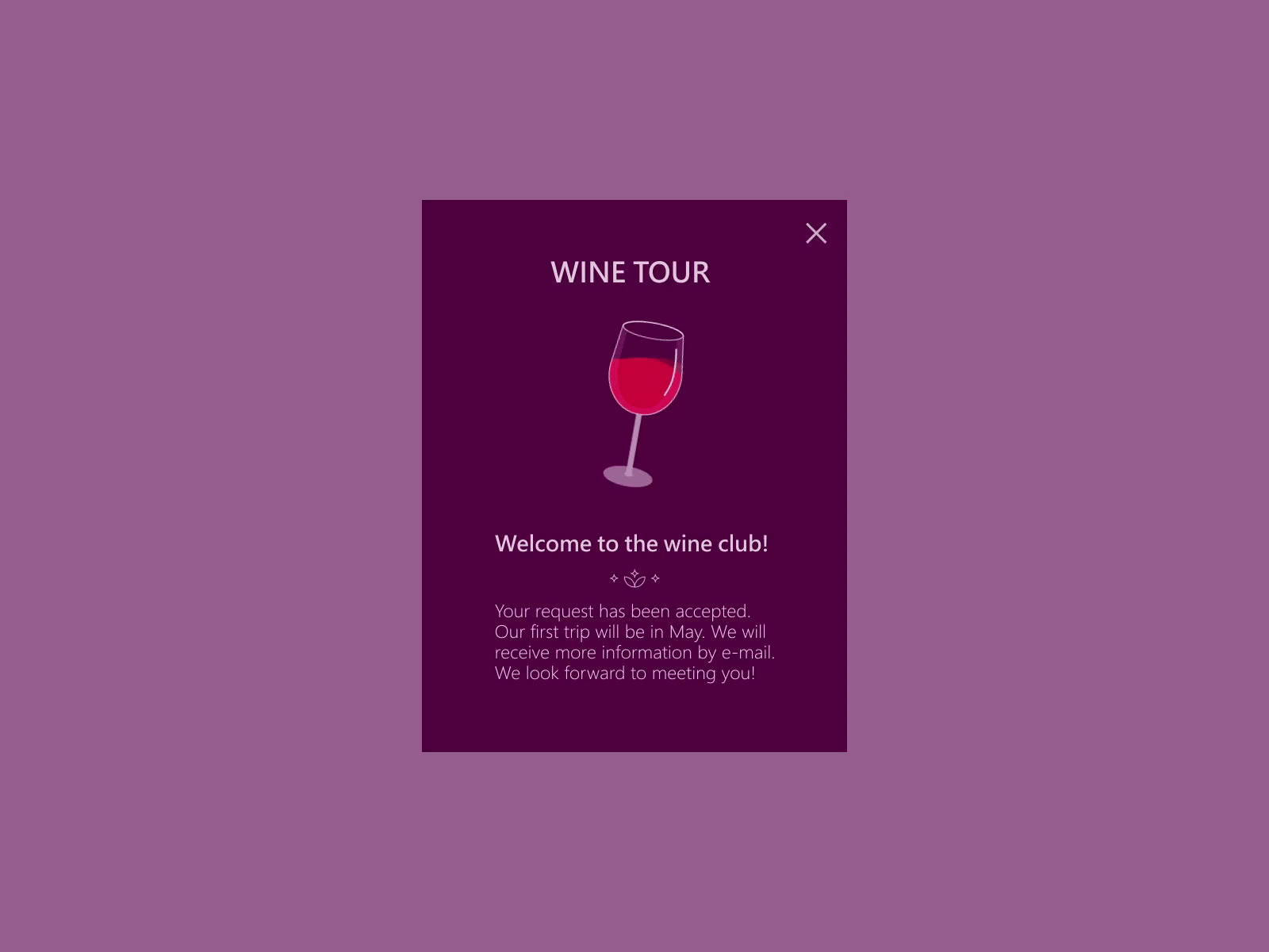 Pop Up Overlay by Enikő Góg on Dribbble