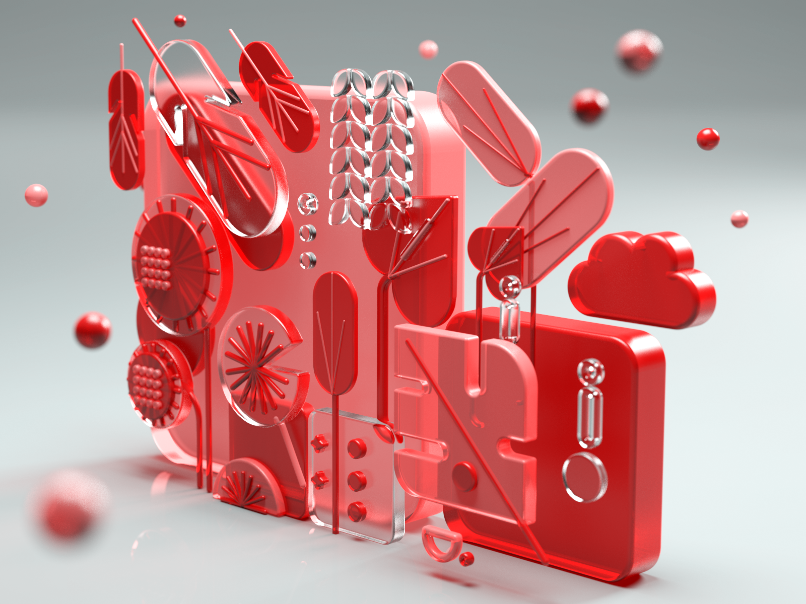 3D Illustration by Mako Tsereteli on Dribbble