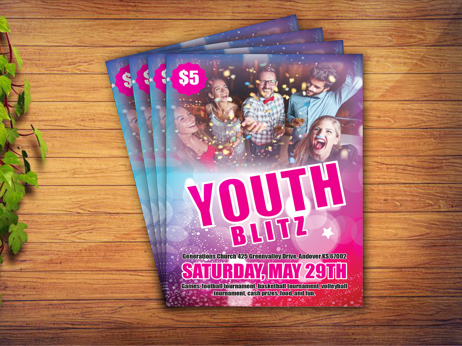 Youth Blitz Flyer Design 02 by Bashir Rased on Dribbble