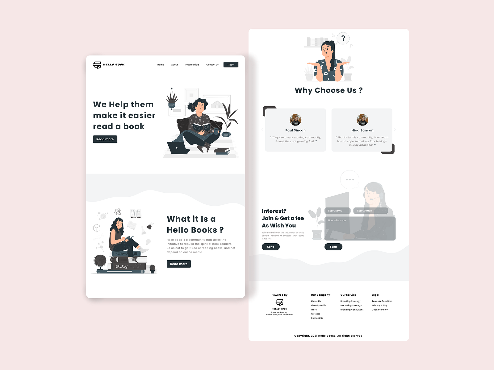 Hello Books UI by Wahyu Rizqy Saputra on Dribbble