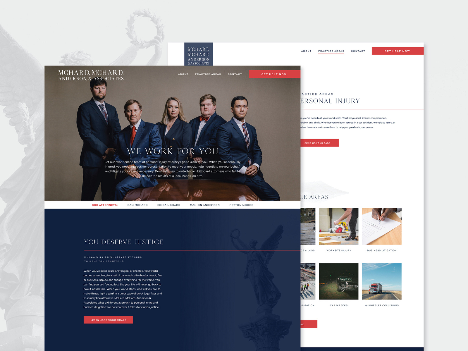 McHard, McHard, Anderson & Associatees by BREAD Agency on Dribbble